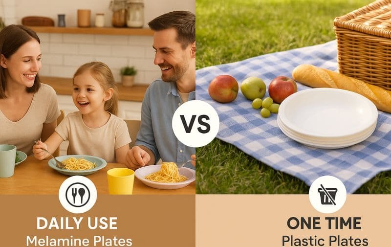 Melamine vs. Plastic Plates: Which is Better for You?