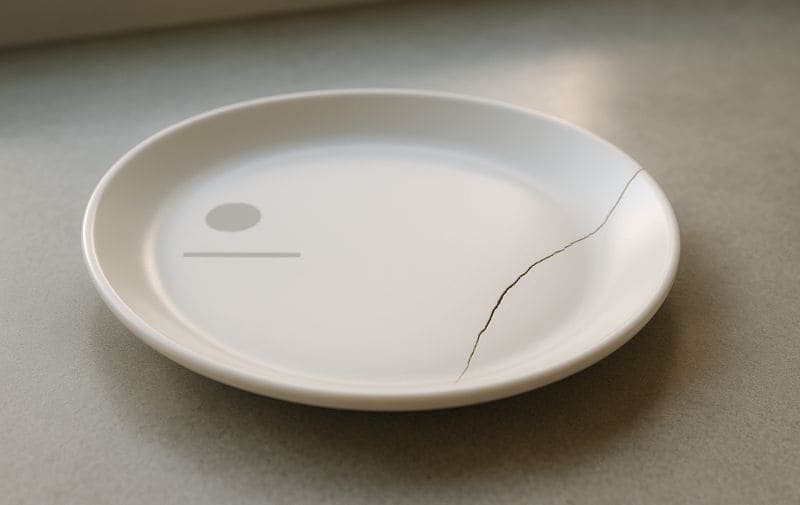 How to Safely Fix a Broken Melamine Plate？